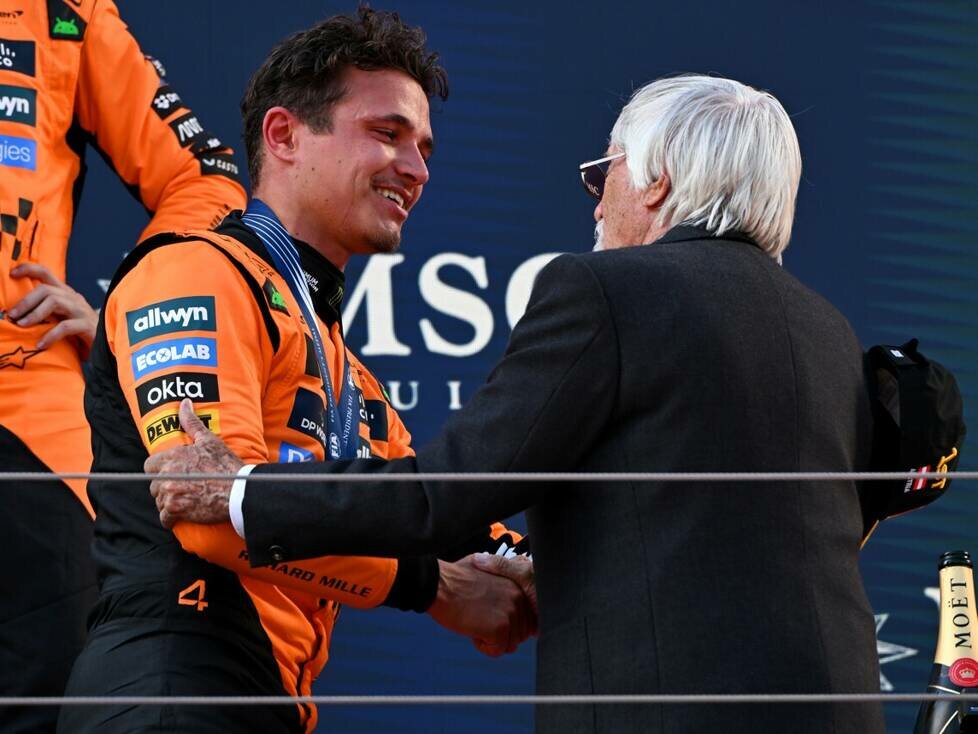 At 94 years old: First Formula 1 podium for Bernie Ecclestone - Sports ...