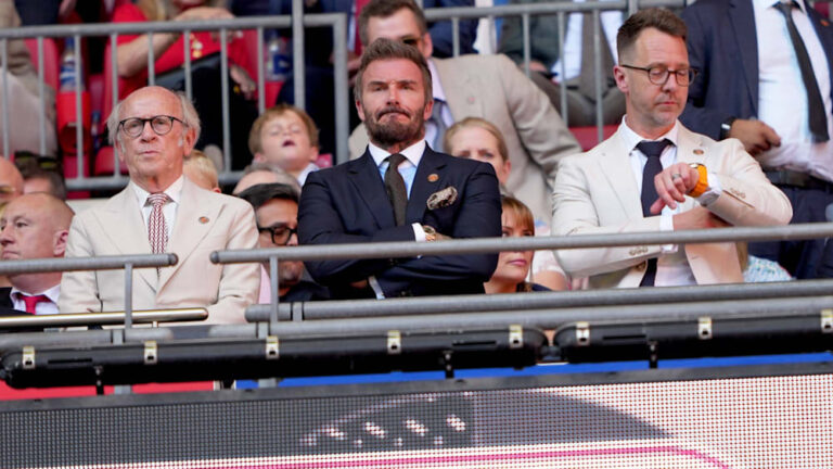 Under the watchful eye of co-owner Beckham: Salford City misses out on ...